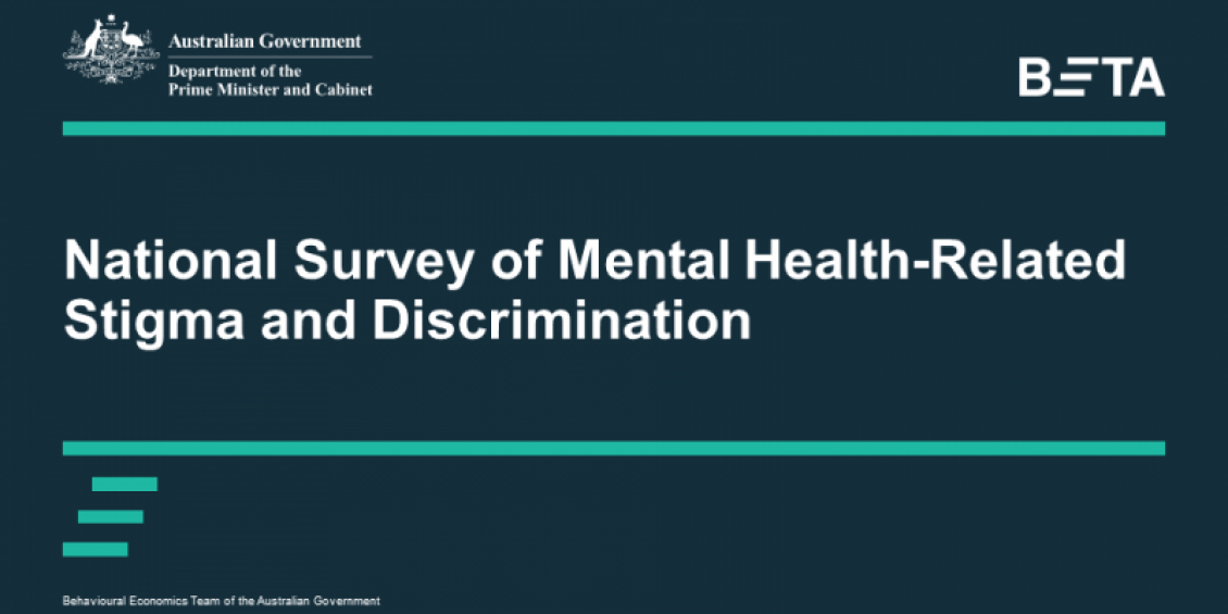National Survey of Mental Health-Related Stigma and Discrimination | PM&C